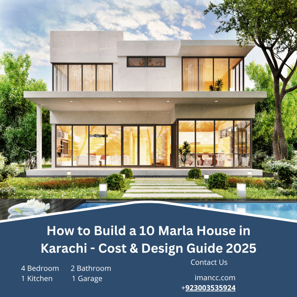 How To Build A 10 Marla House In Karachi Cost & Design Guide 2025 ...